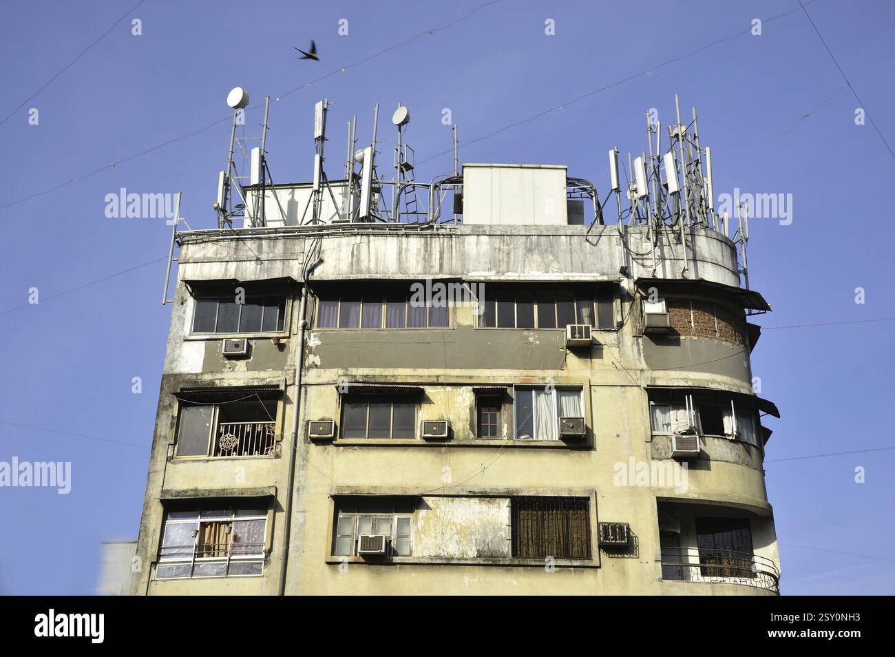 Mobile Towers on Terrace Vimal Building at mumbai Maharshtra India ...