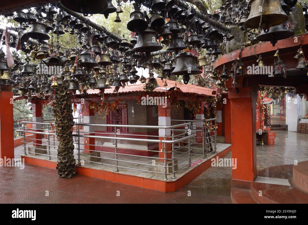 Bells golu devta temple, nainital, uttarakhand, india, asia Stock Photo ...