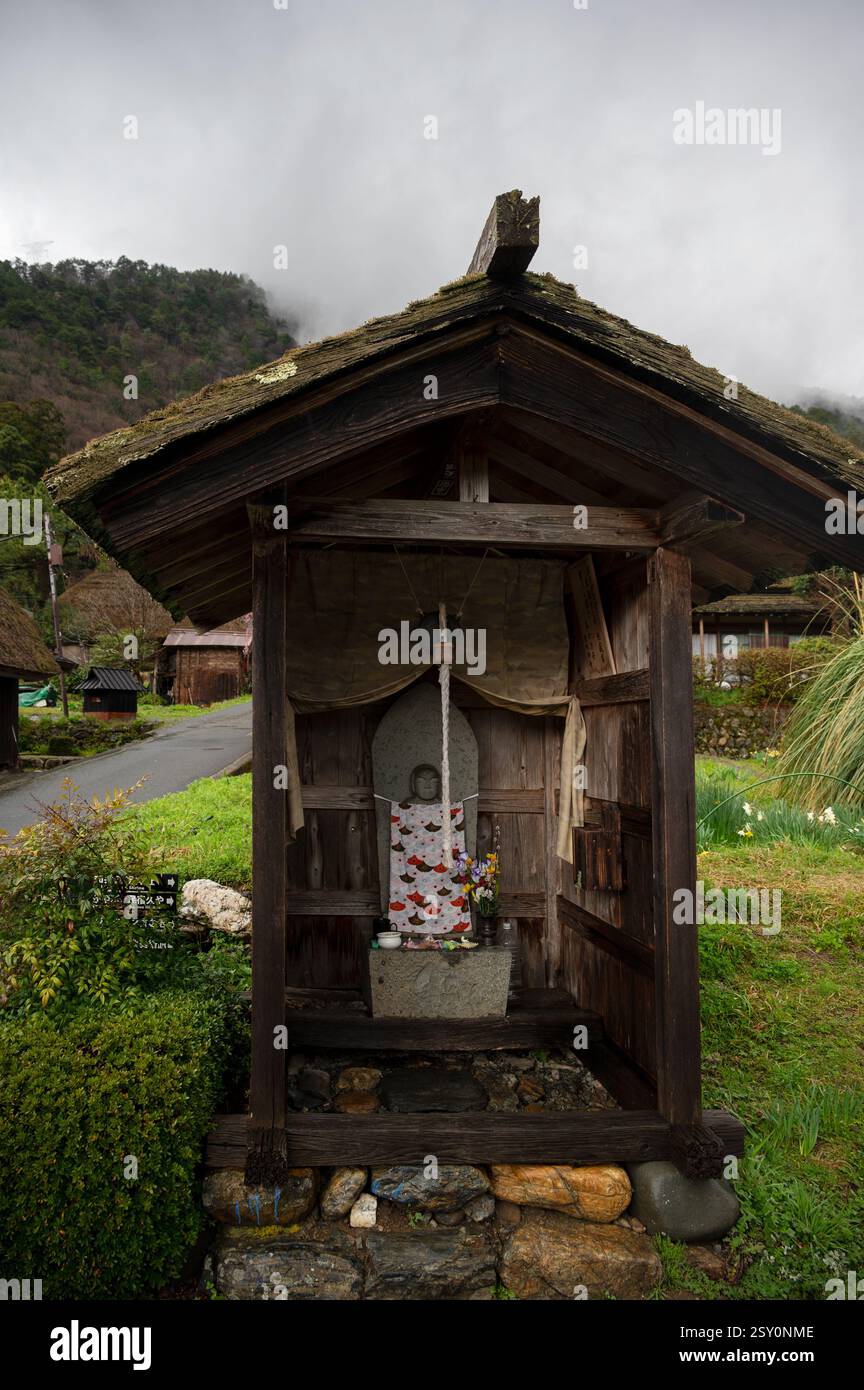 Traditional Japanese houses at Miyama, a rural village in the north of ...