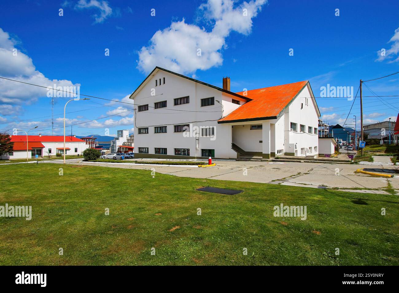Barracks of the Area Naval Austral, the southern base of the ...