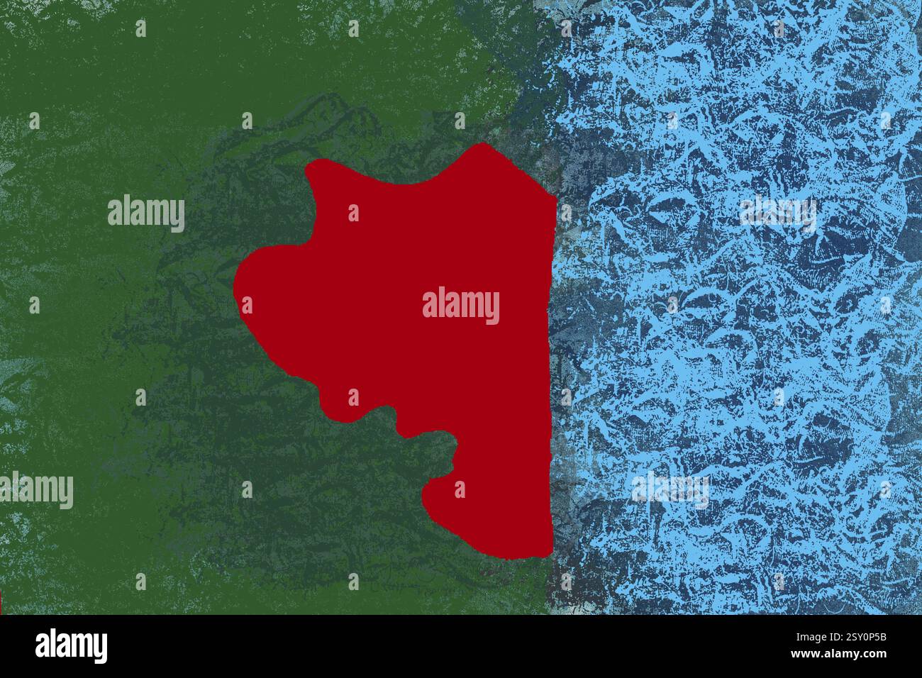 Illustration, pondicherry location map, india, asia Stock Photo - Alamy