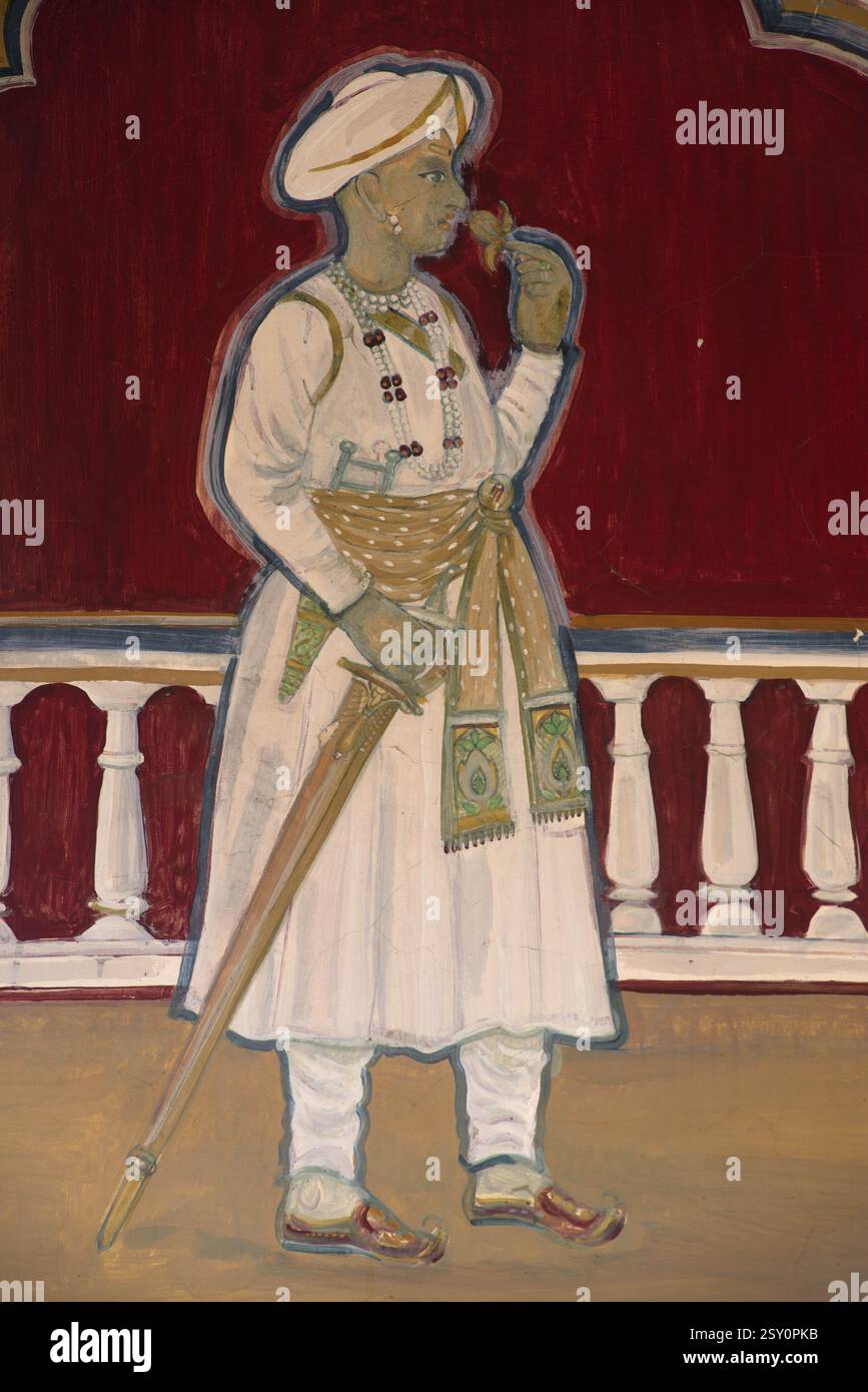 Peshwa painting, pune, maharashtra, india, asia Stock Photo - Alamy