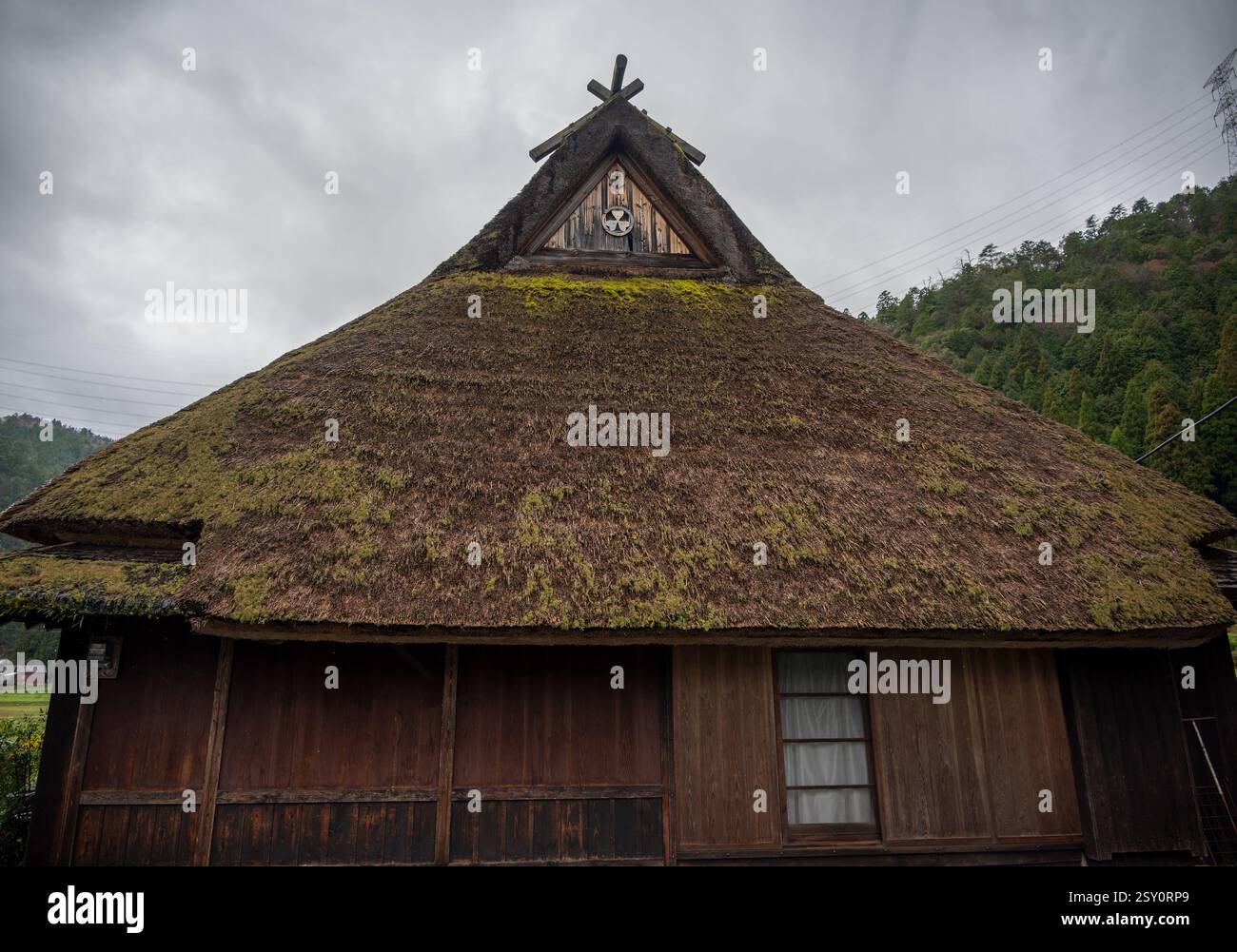 Traditional Japanese houses at Miyama, a rural village in the north of ...