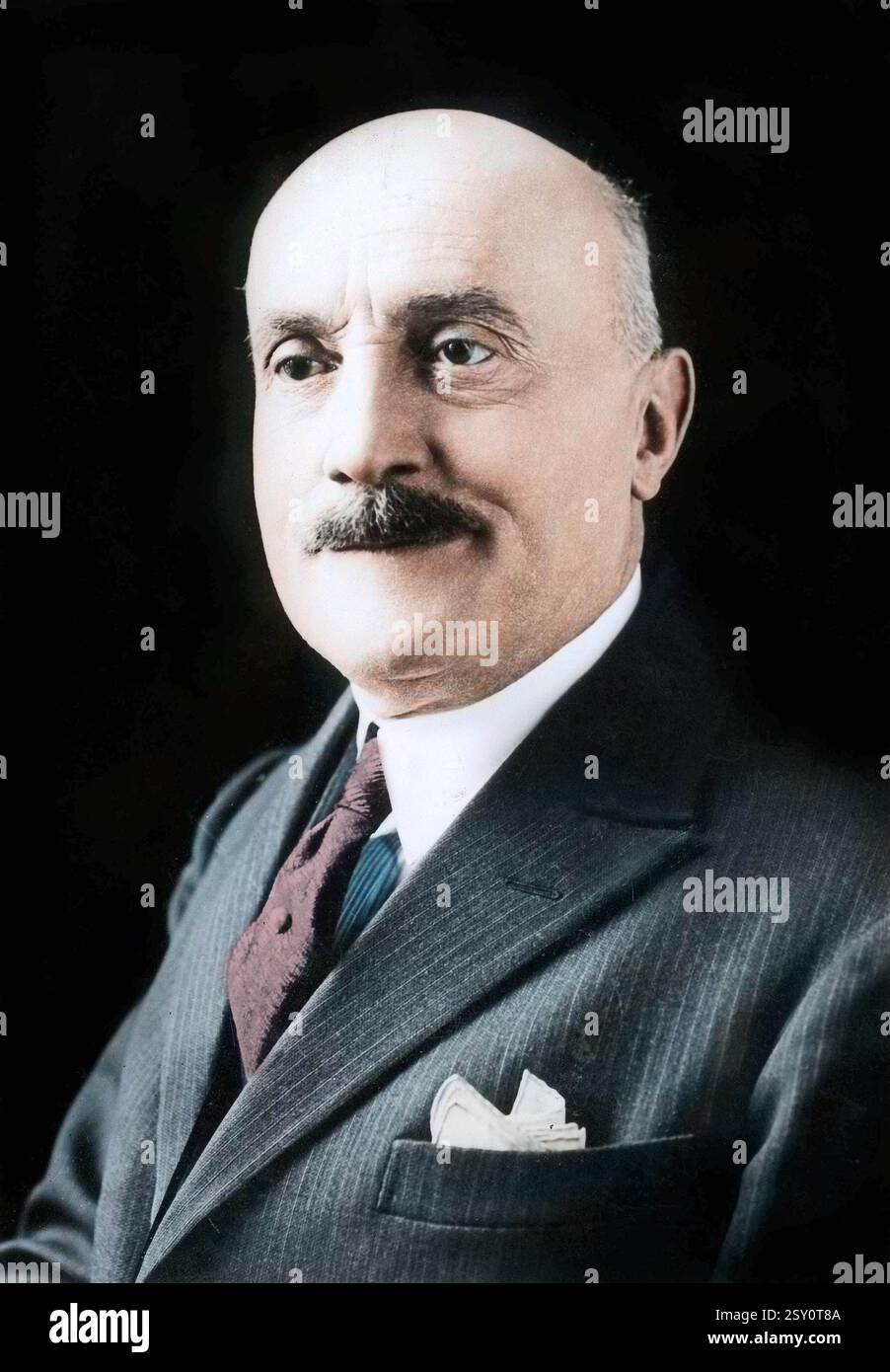 Portrait of Joseph Caillaux 1863-1944 - Later coloring Stock Photo - Alamy