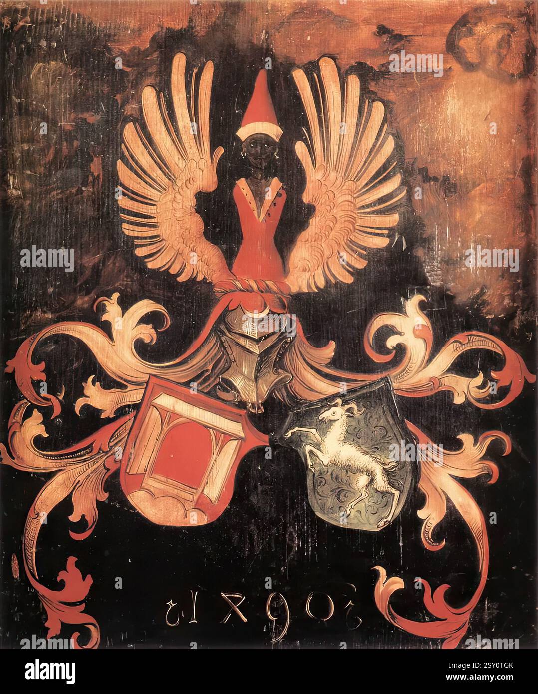 DÜRER, Albrecht (b. 1471, Nürnberg, d. 1528, Nürnberg) Alliance Coat of ...