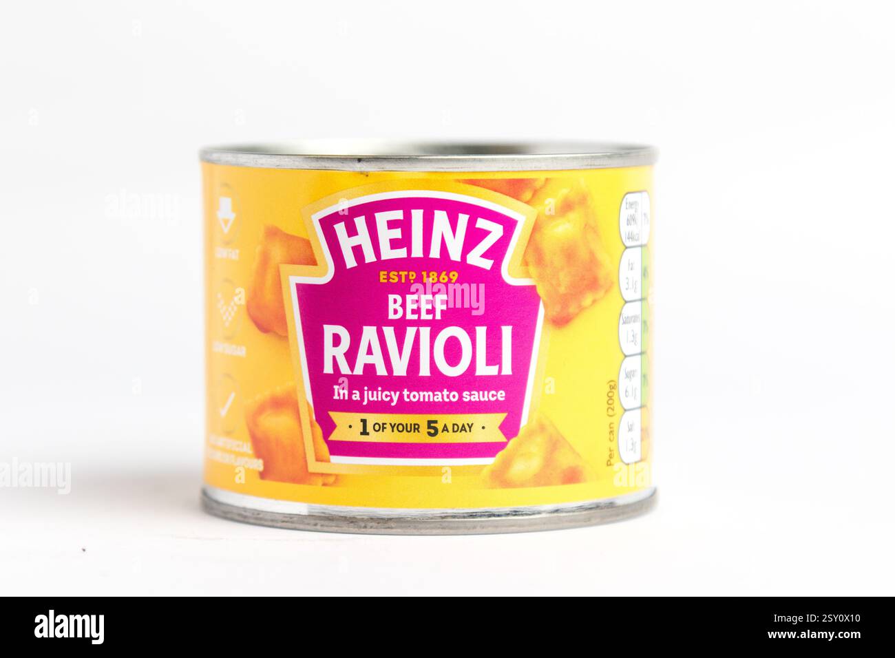 London, United Kingdom, 24th Febuary 2025 :- A Small Tin of Heinz Beef ...