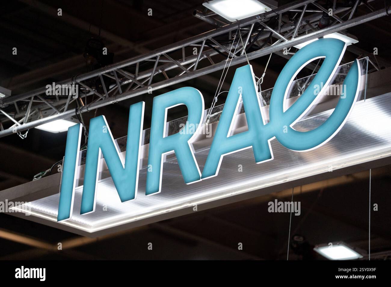 Paris, France. 26th Feb, 2025. This photo is an illustration that shows ...