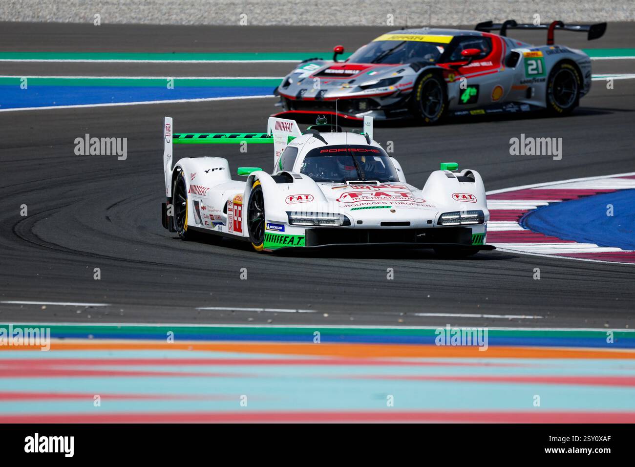 Lusail, Qatar. 26th Feb, 2025. 99 JANI Neel (swi), PINO Nico (chl ...