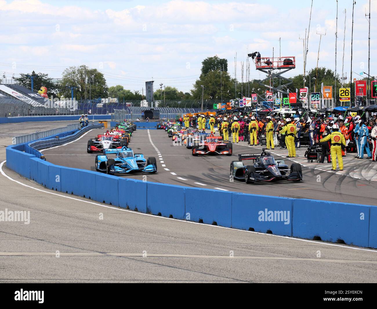 Milwaukee Wisconsin - September 1, 2024: Josef Newgarden INDYCAR Hy-Vee ...