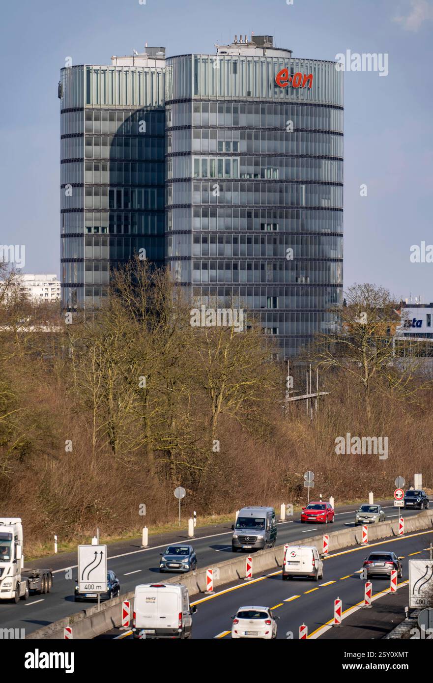 E.ON Hauptsitz, Konzernzentrale in Essen-Rüttenscheid, NRW, Deutschland ...