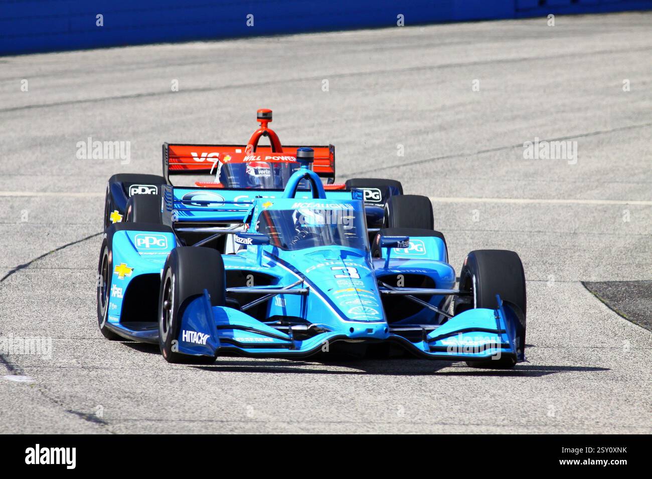 Milwaukee Wisconsin - September 1, 2024: Scott McLaughlin INDYCAR Hy ...