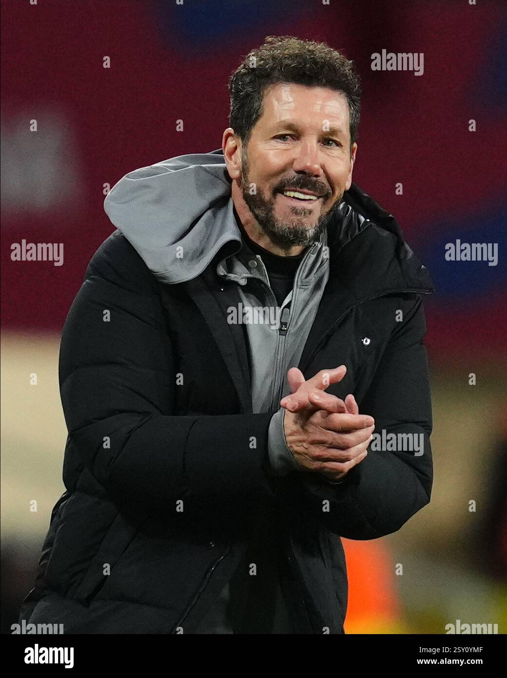 Barcelona, Spain. 26th Feb, 2025. Atletico de Madrid head coach Diego ...