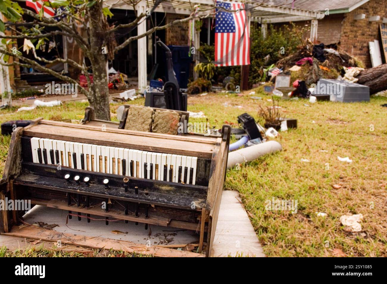 Hurricane Katrina Aftermath Stock Photo - Alamy