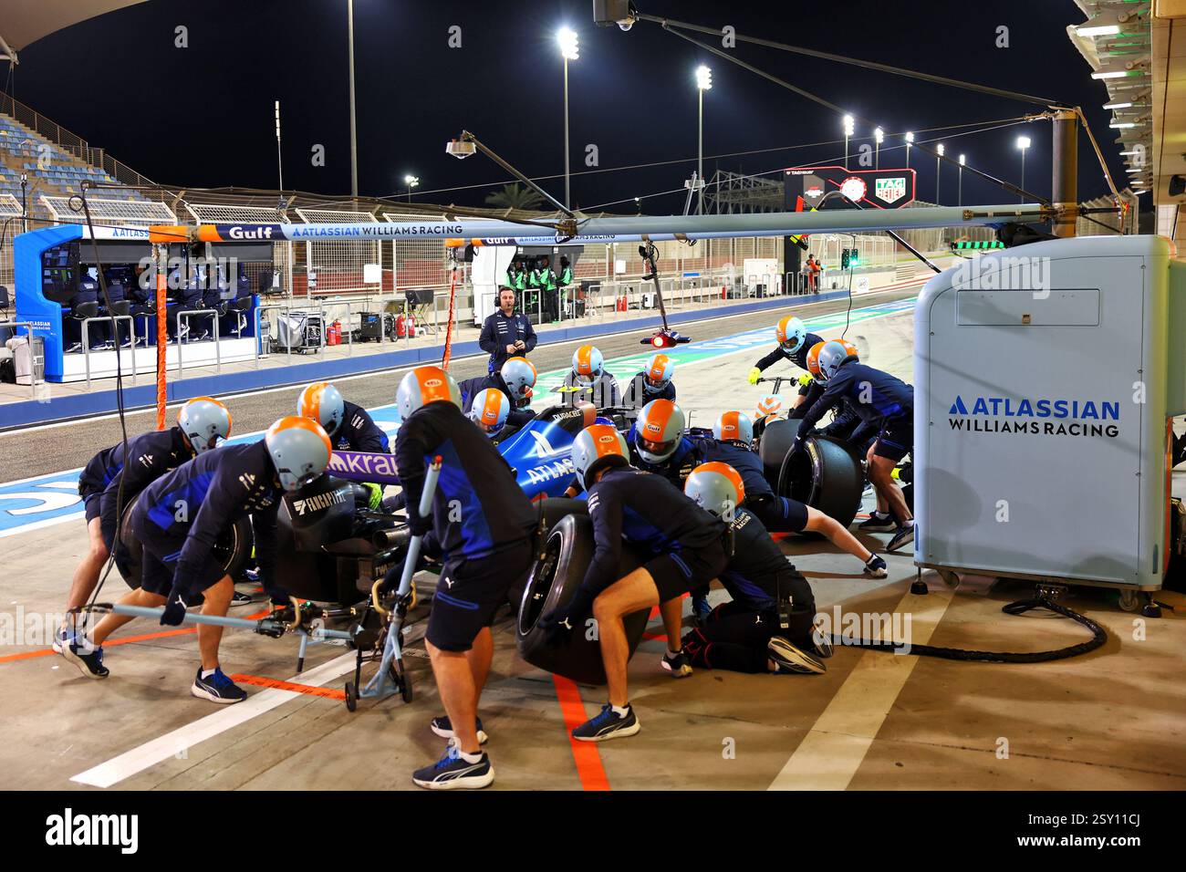 Sakhir, Bahrain. 26th Feb, 2025. Carlos Sainz (ESP) Atlassian Williams ...