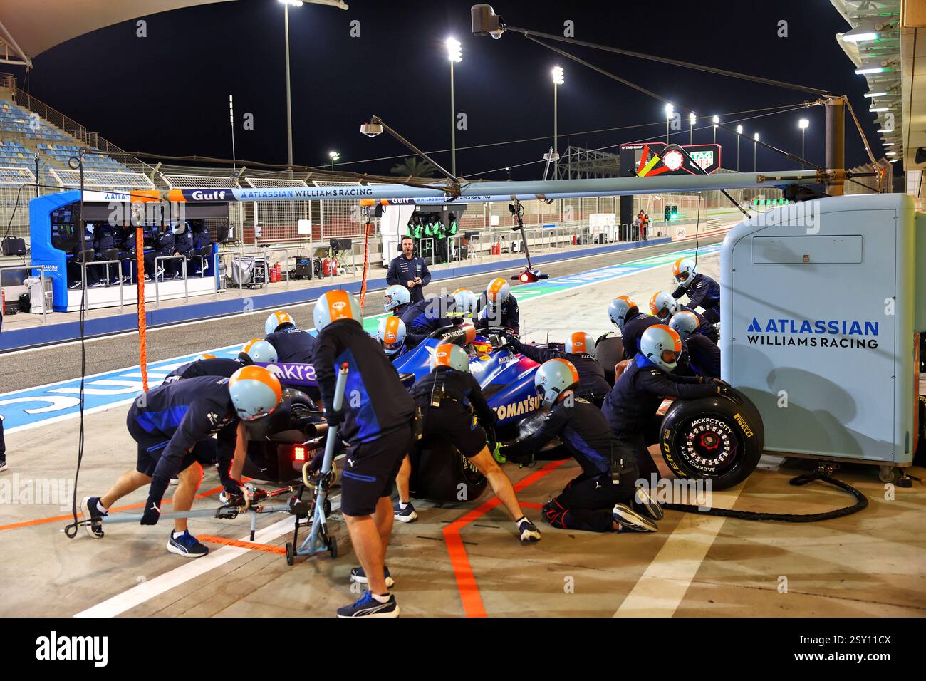 Sakhir, Bahrain. 26th Feb, 2025. Carlos Sainz (ESP) Atlassian Williams ...