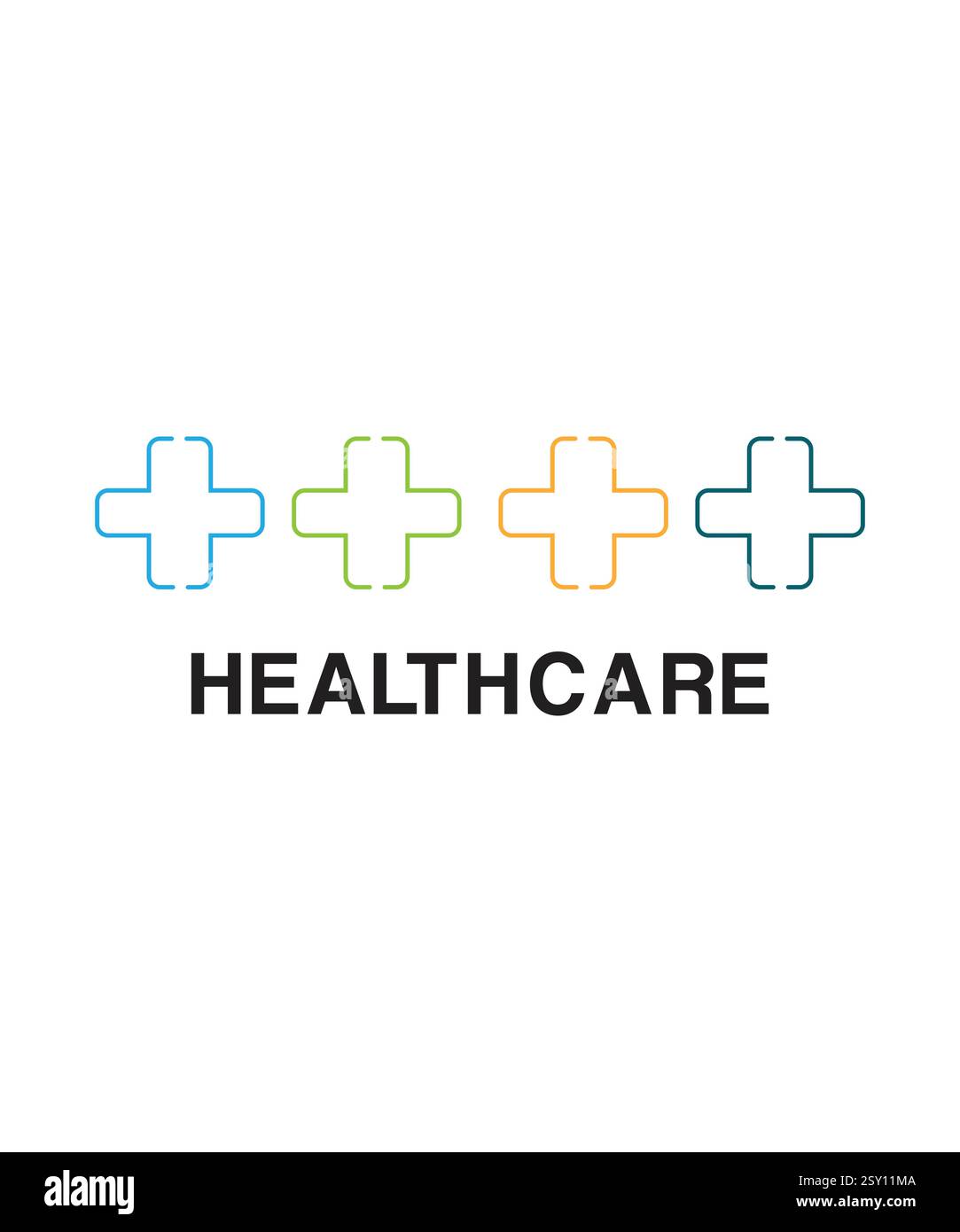 Healthcare cross plus logo design , Healthcare medical cross logo Stock ...