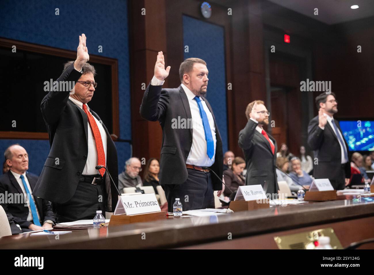 From left, former USAID official Max Primorac, Middle East Forum ...