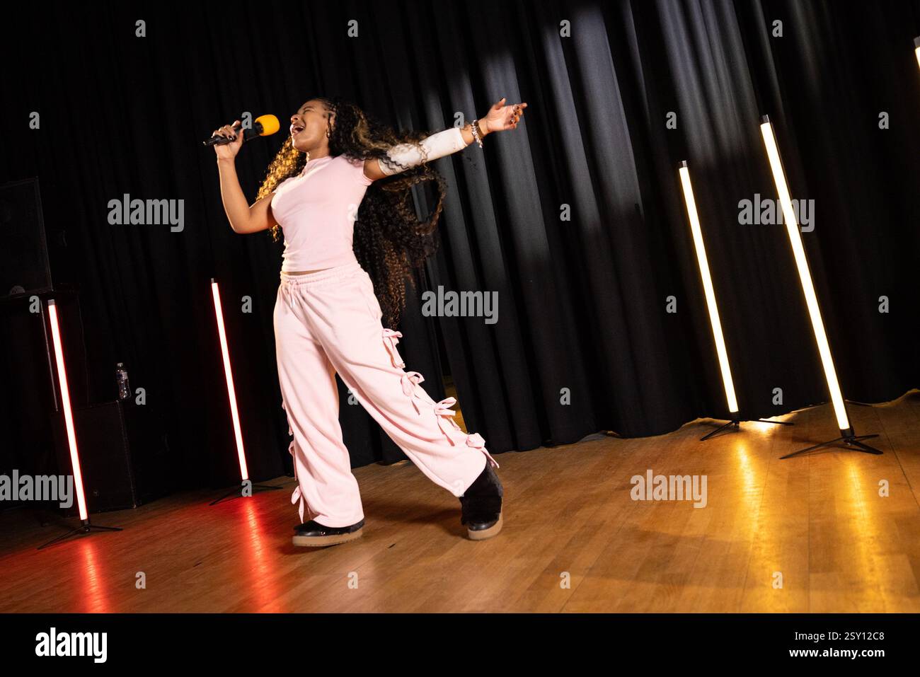 EDITORIAL USE ONLY Singer-songwriter and BRIT School alumni Young ...