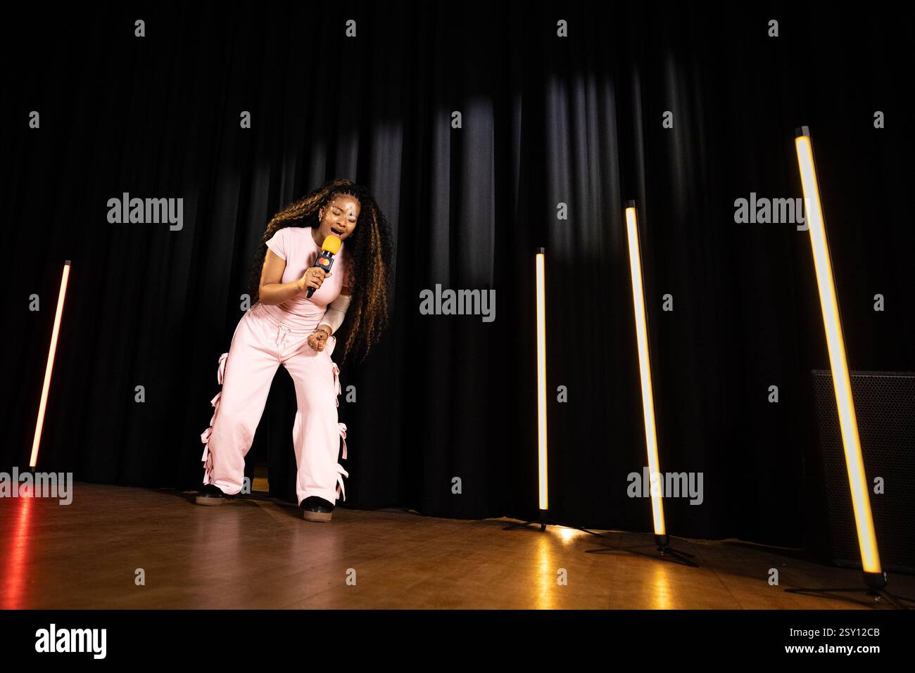 EDITORIAL USE ONLY Singer-songwriter and BRIT School alumni Young ...