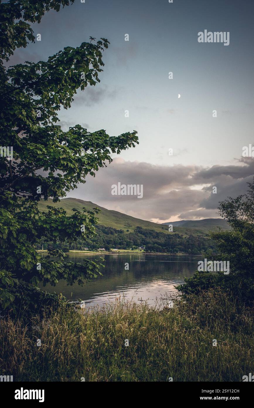 Caledonian canal, Ben Nevis, Corpach, Fort William, Scotland Stock ...
