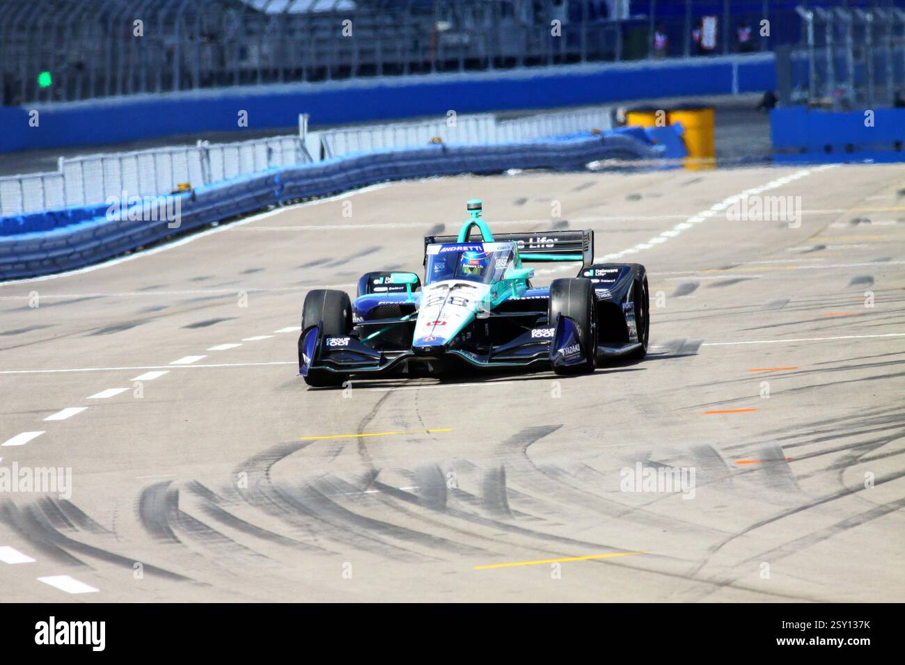 Milwaukee Wisconsin - September 1, 2024: Marcus Ericsson INDYCAR Hy-Vee ...