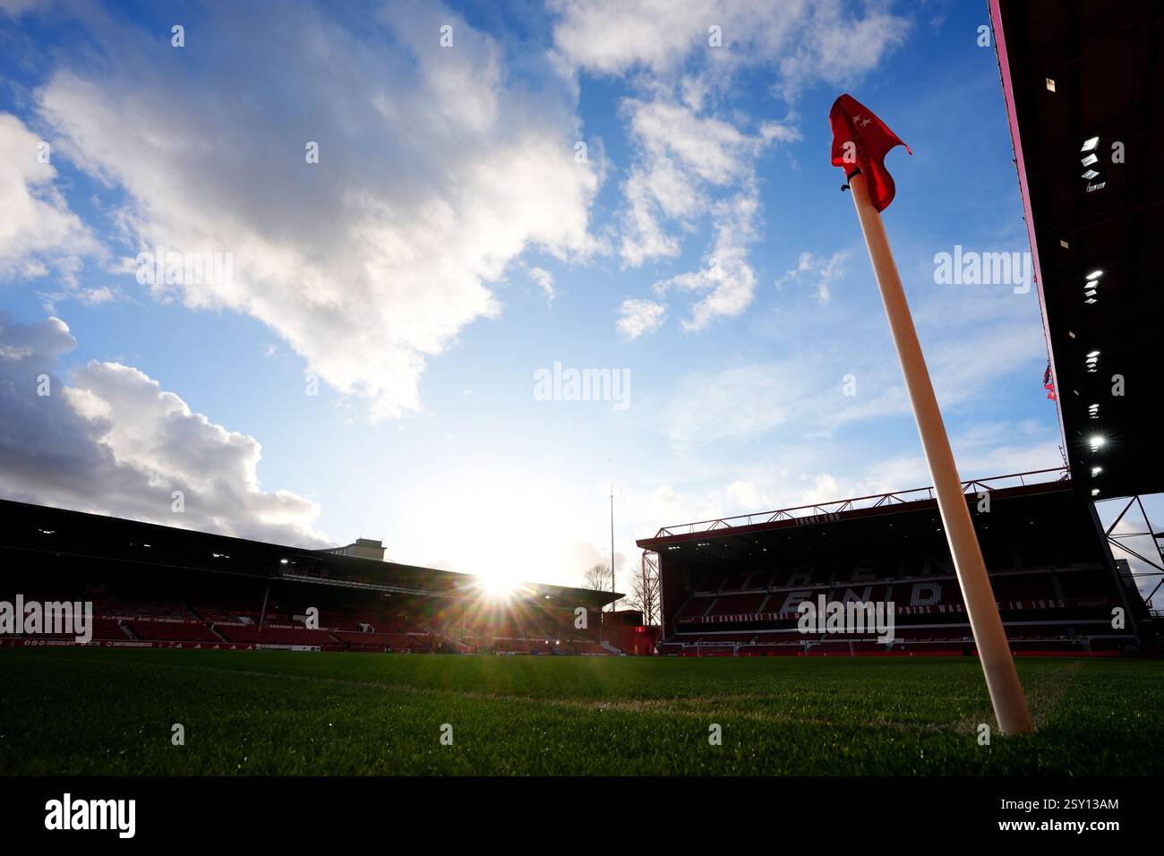 A general view inside the ground ahead of the Premier League match at ...