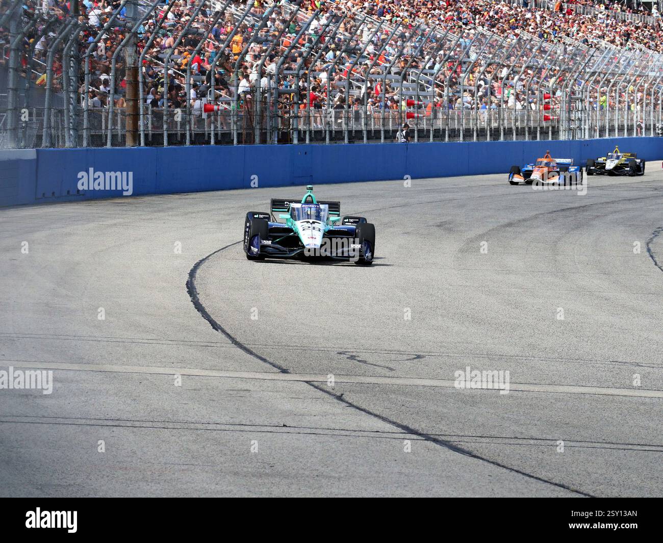 Milwaukee Wisconsin - September 1, 2024: Marcus Ericsson INDYCAR Hy-Vee ...