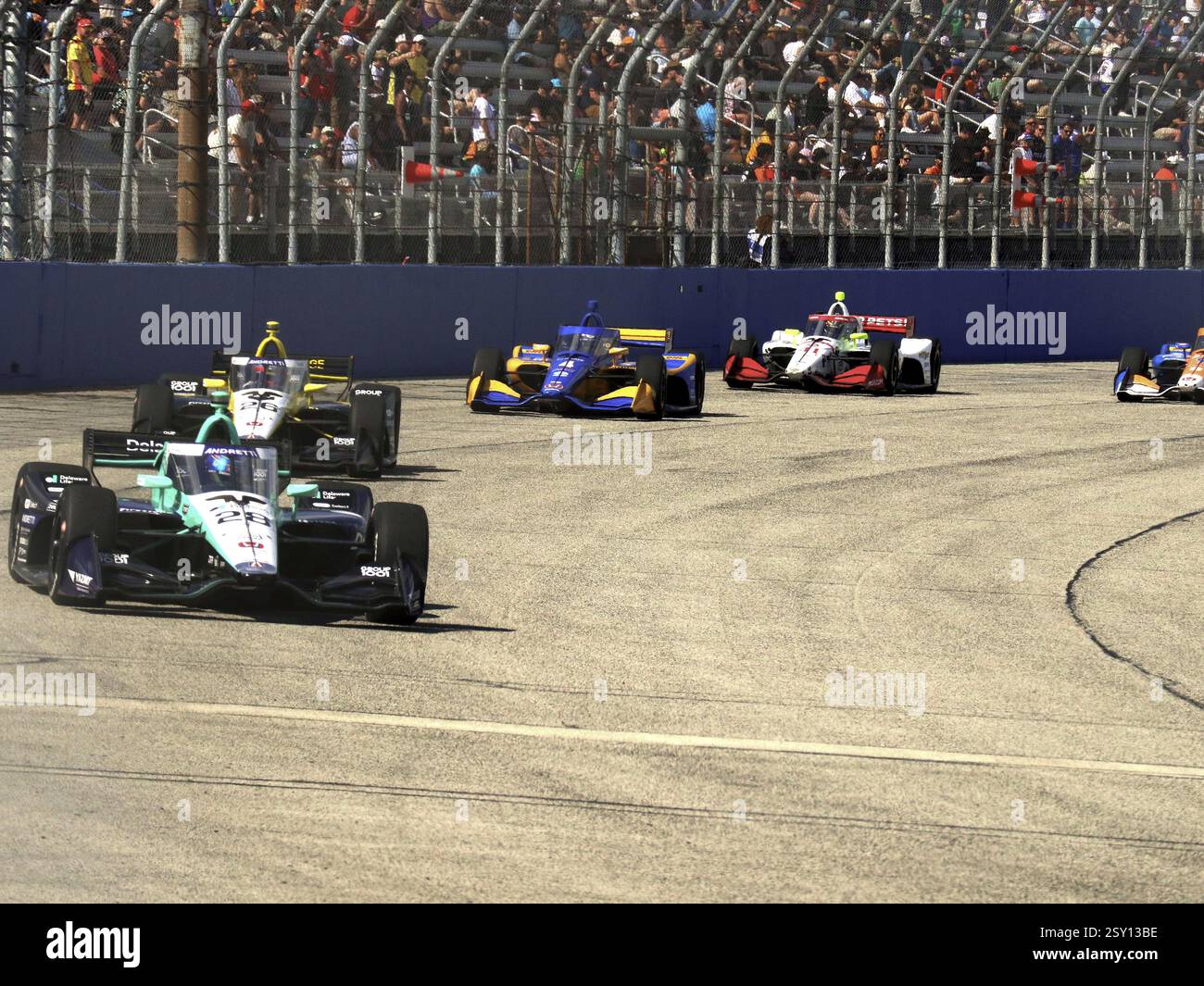 Milwaukee Wisconsin - September 1, 2024: Marcus Ericsson INDYCAR Hy-Vee ...