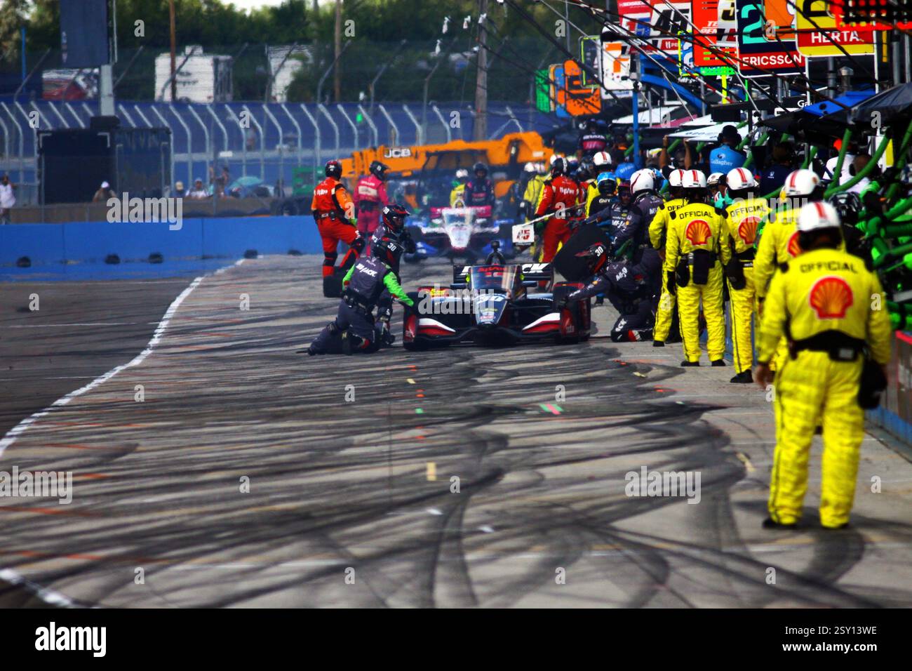Milwaukee Wisconsin - September 1, 2024: Pietro Fittipaldi INDYCAR Hy ...