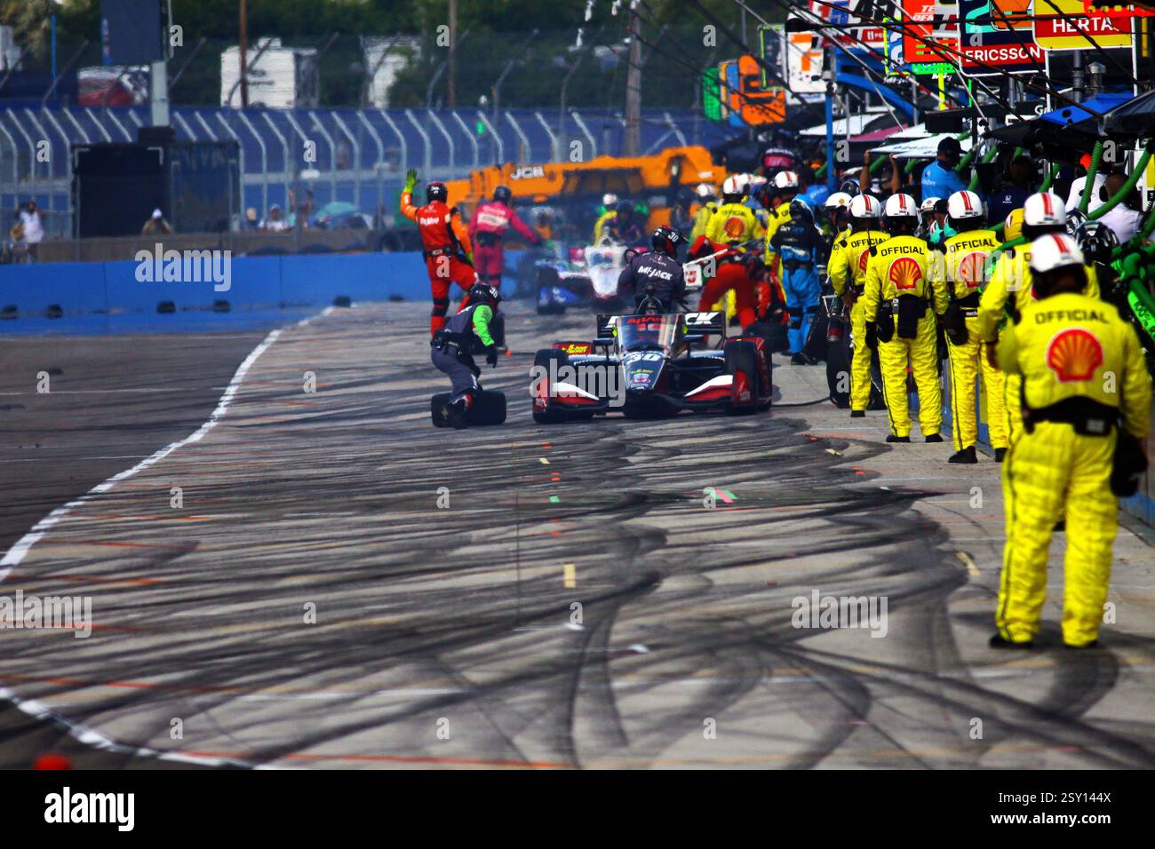 Milwaukee Wisconsin - September 1, 2024: Pietro Fittipaldi INDYCAR Hy ...