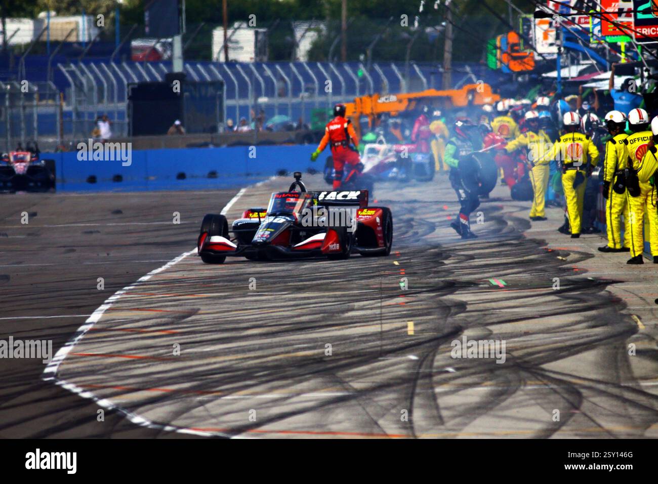 Milwaukee Wisconsin - September 1, 2024: Pietro Fittipaldi INDYCAR Hy ...