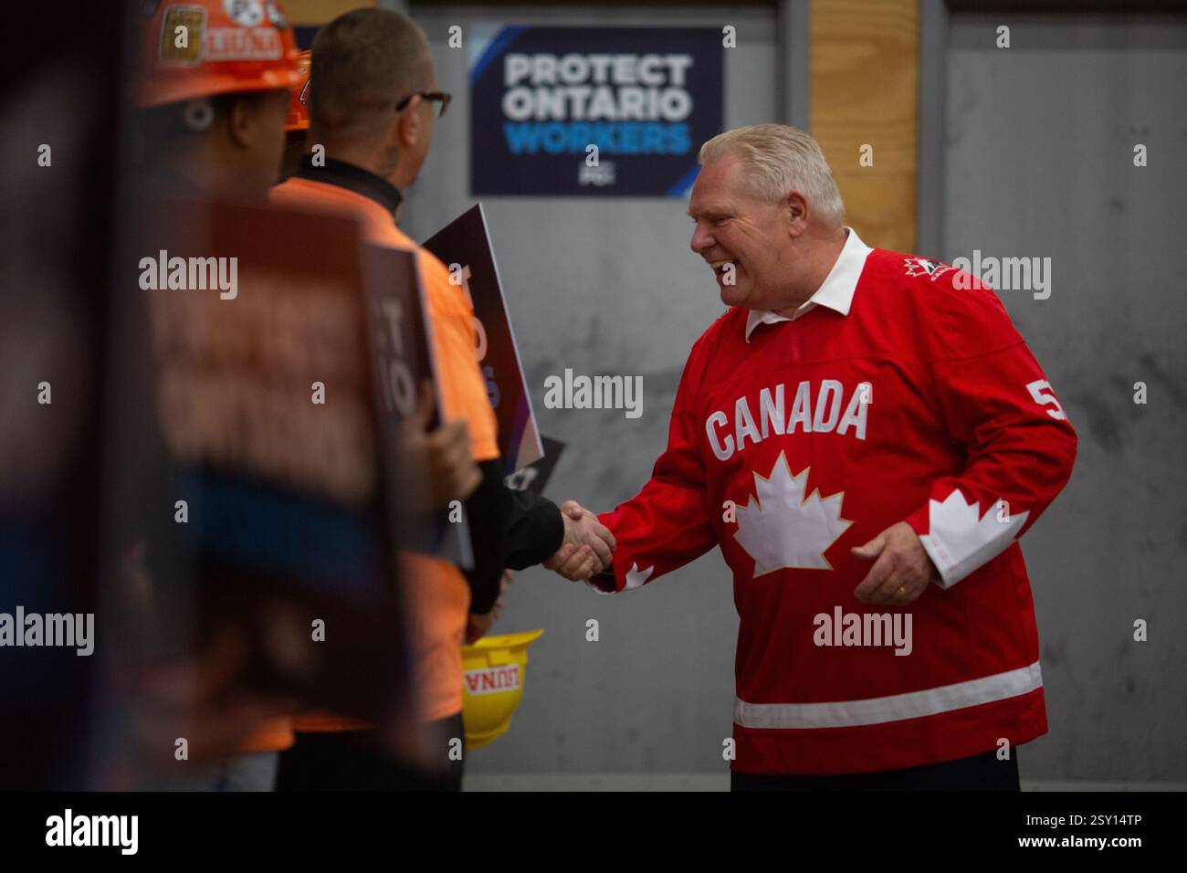 Oldcastle, Canada. 26th Feb, 2025. Ontario Progressive Conservative ...