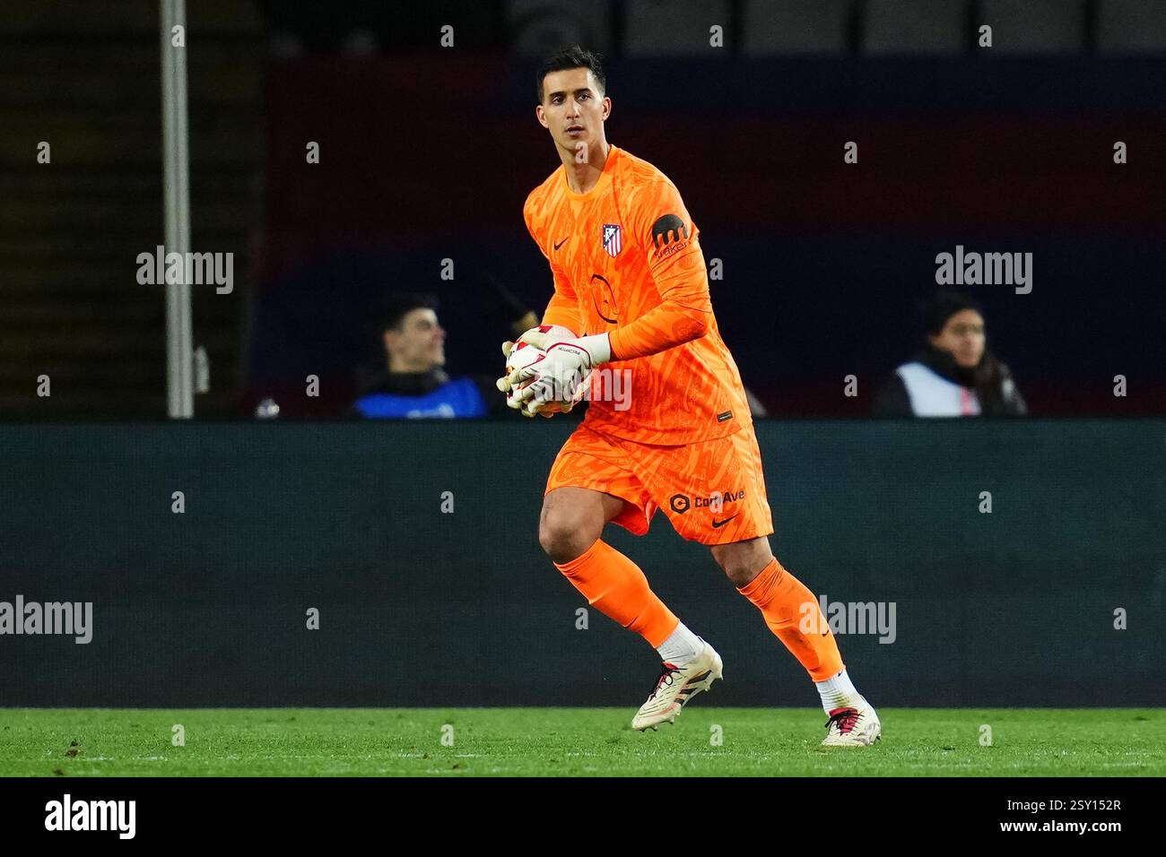 Barcelona, Spain. 26th Feb, 2025. Juan Musso of Atletico de Madrid ...