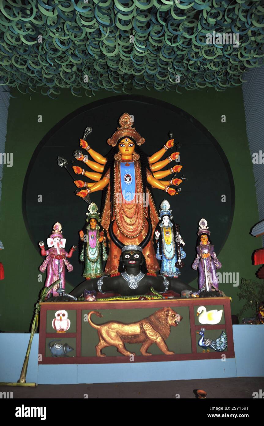 Goddess durga, kolkata, west bengal, india, asia Stock Photo - Alamy