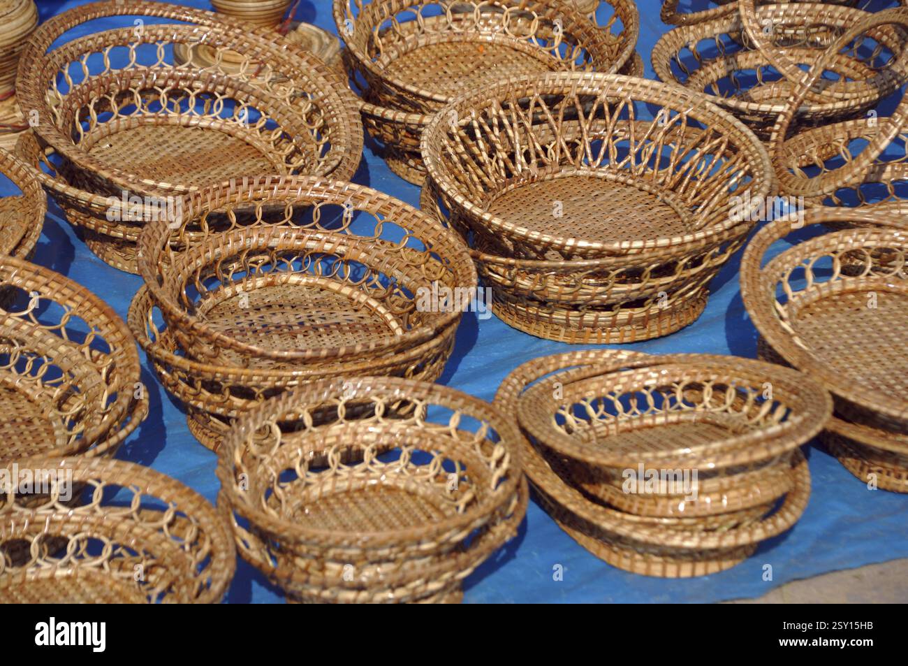 Cane Craft of Bengal India Stock Photo - Alamy