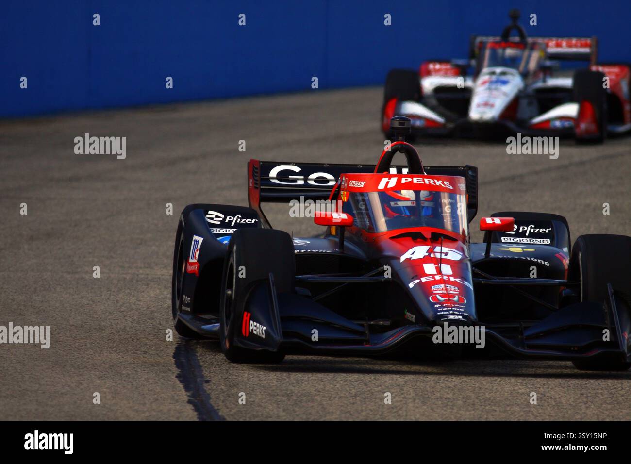 Milwaukee Wisconsin - September 1, 2024: Christian Lundgaard INDYCAR Hy ...