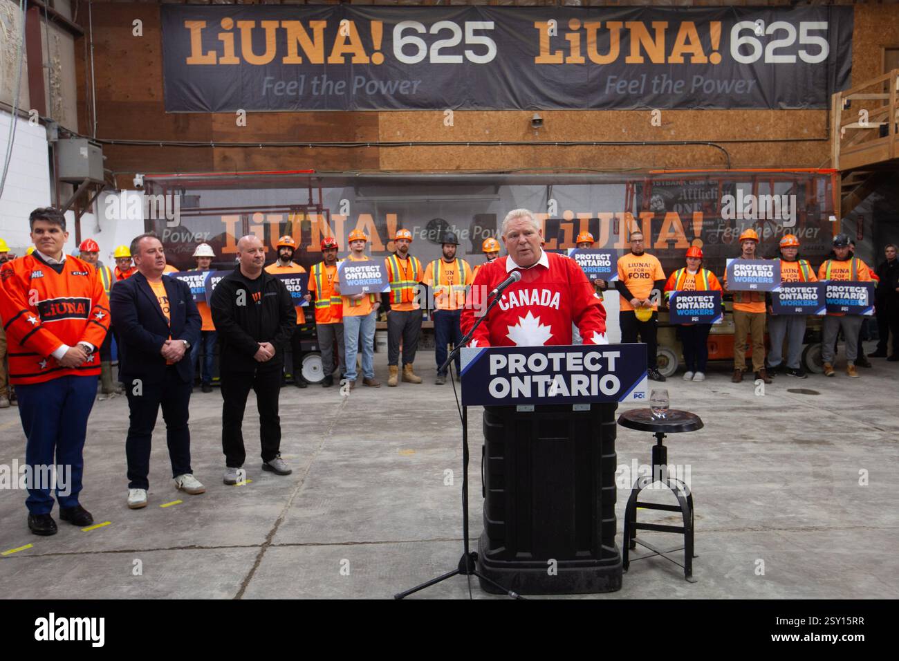 Oldcastle, Canada. 26th Feb, 2025. Ontario Progressive Conservative ...
