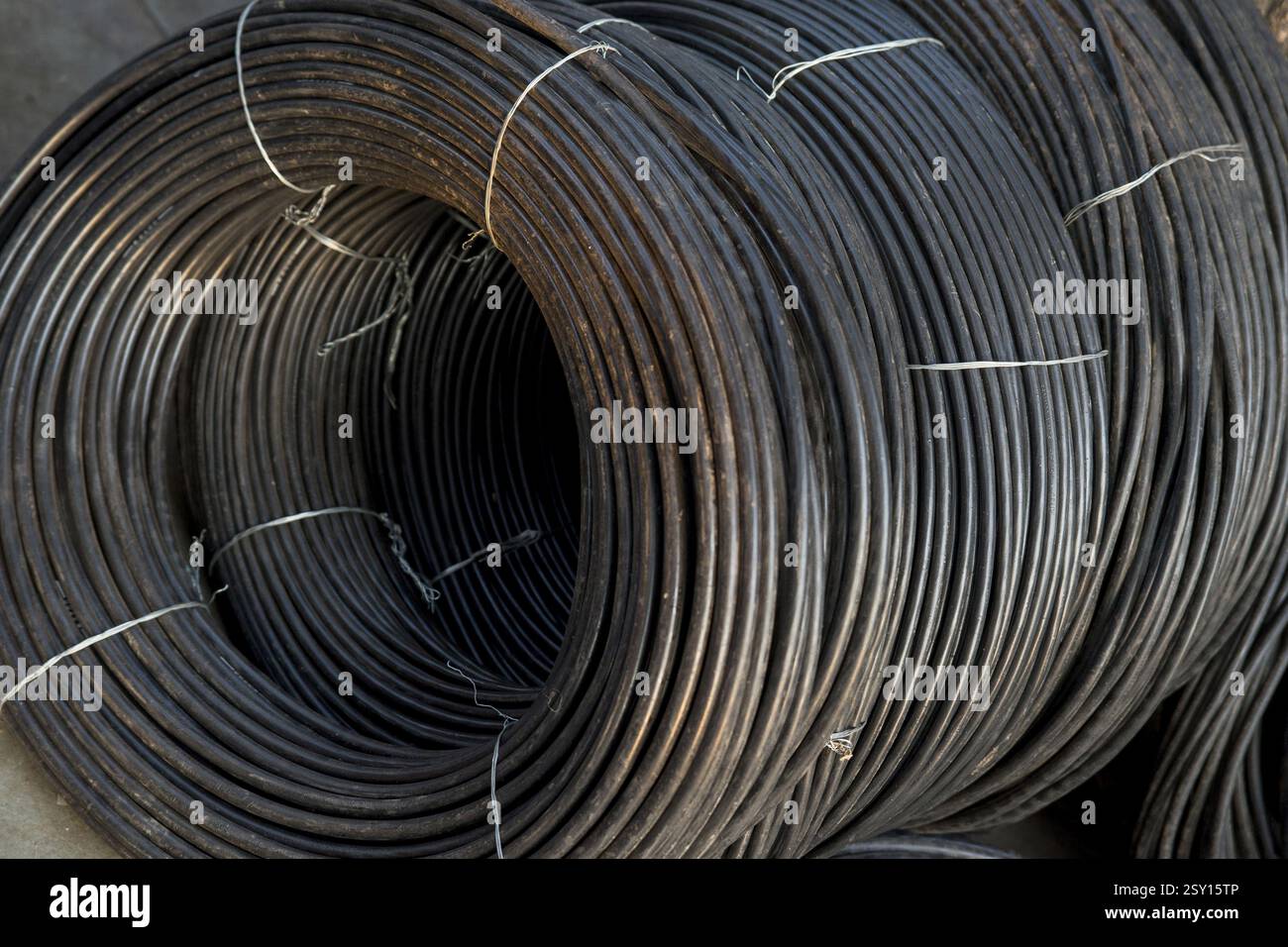 PVC and Cables India Asia Stock Photo - Alamy