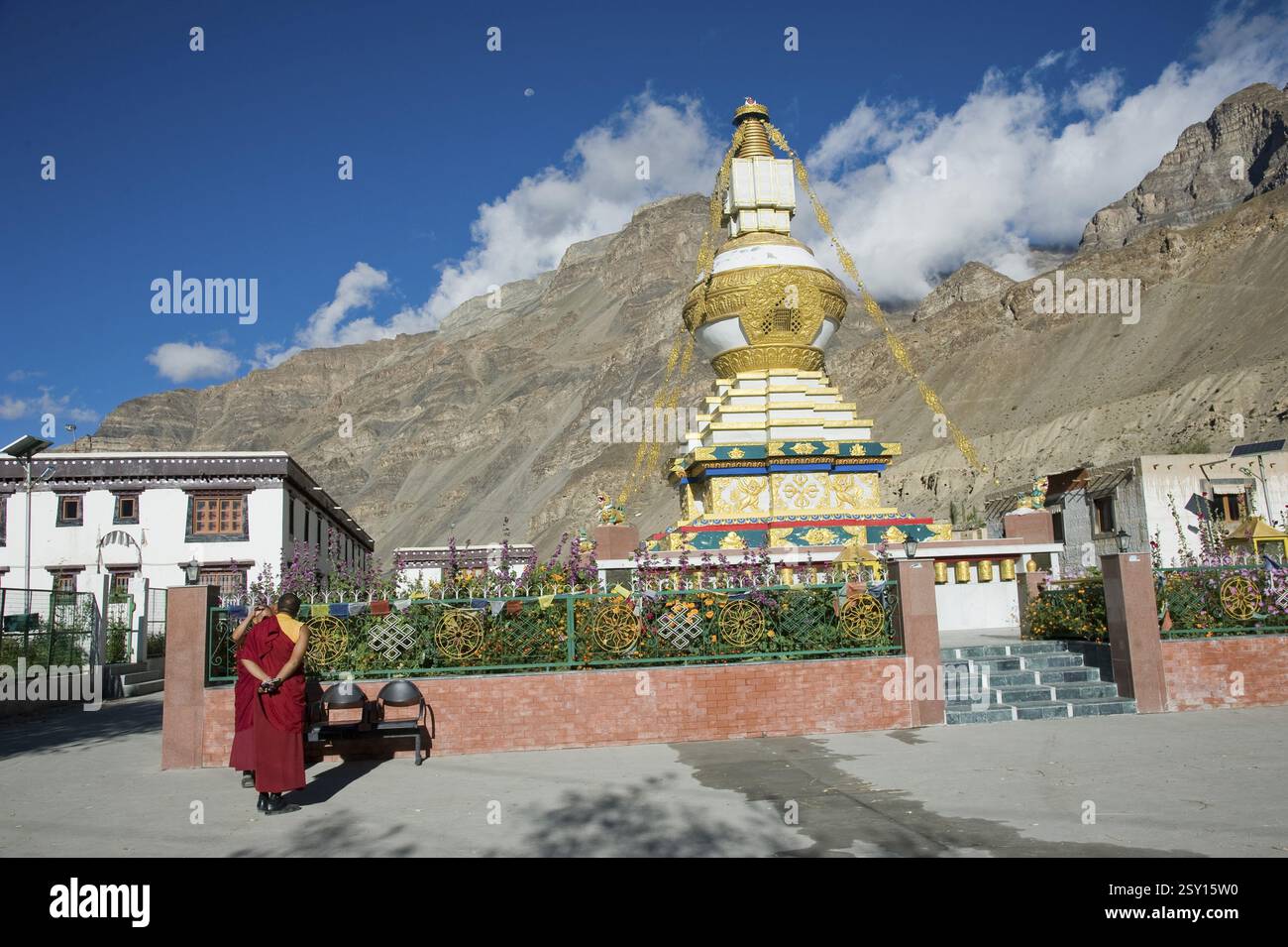 Buddhist gompa, tabo, himachal pradesh, india, asia Stock Photo - Alamy