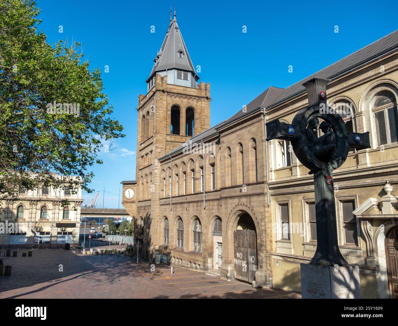 South Africa. Port Elizabeth Gqeberha Old Post office building, side ...