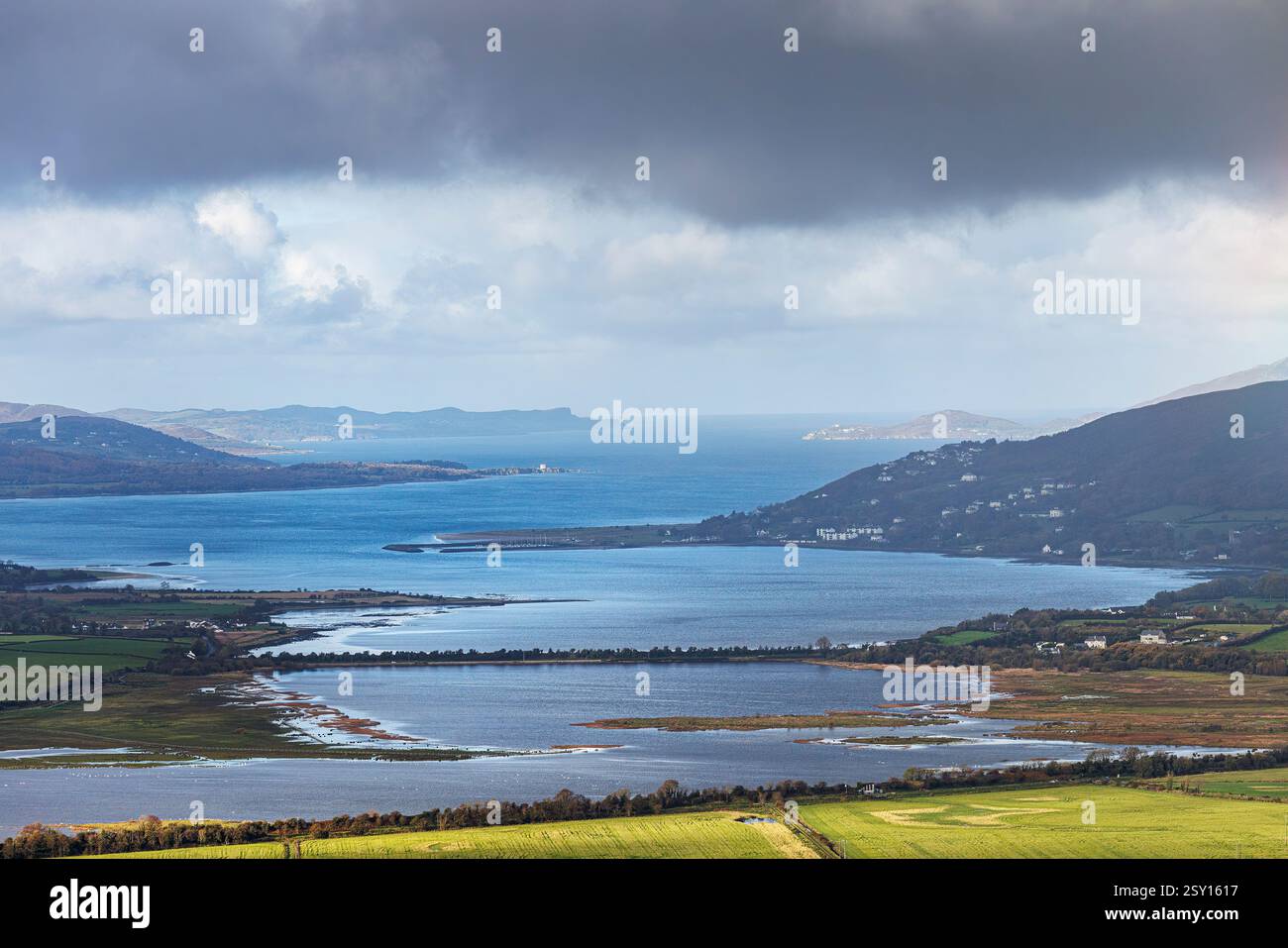 Inch Road from Grianan of Aileach, Co. Donegal, Ireland Stock Photo - Alamy