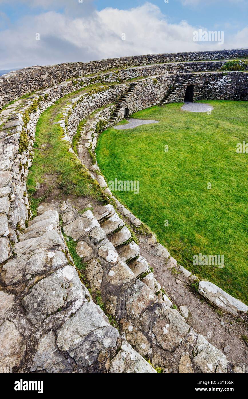 The Grianan of Aileach, Grianan Aligh, stone fort on Greenan Mountain ...