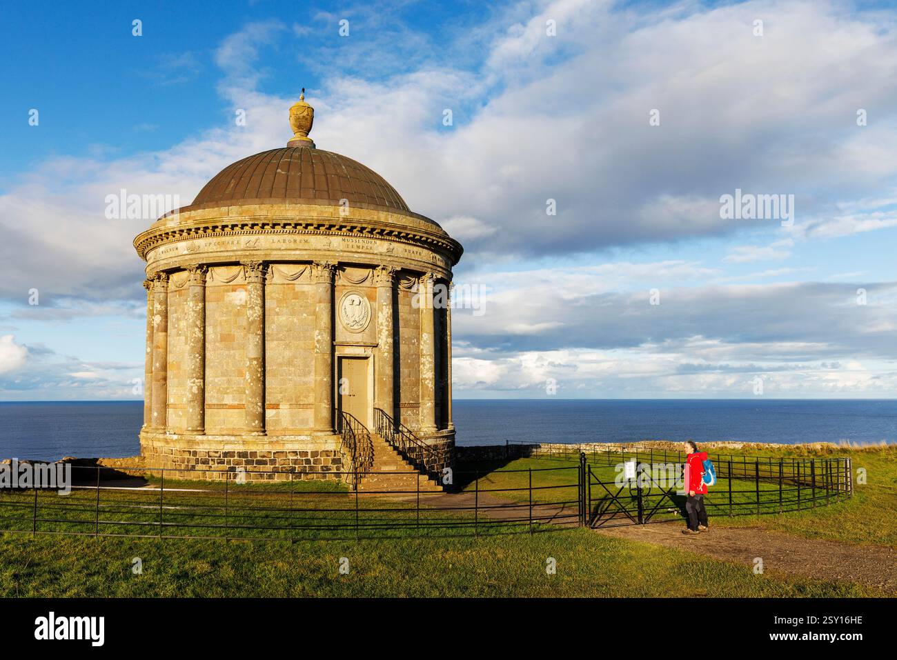 Mussenden Temple at Downhill House, Co. Londonderry, Ireland Stock ...