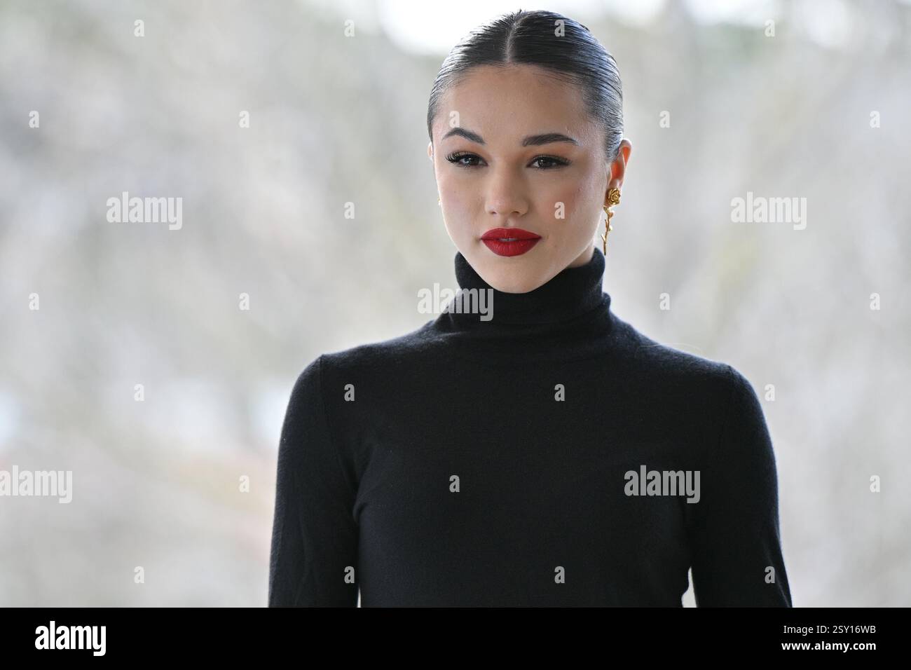 Roma, Lazio. 26th Feb, 2025. Maria Esposito during the Photocall Mare ...
