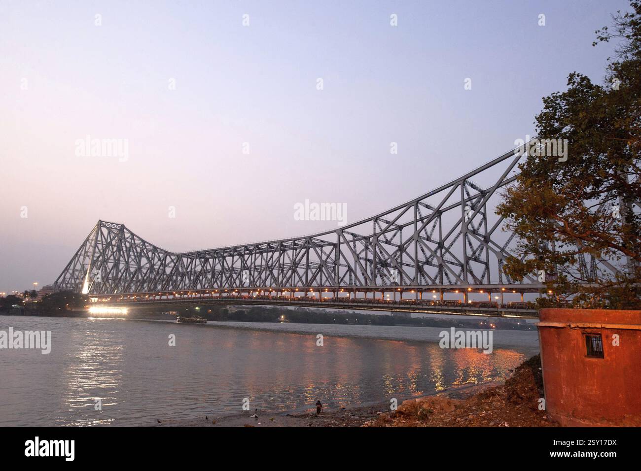 Howrah bridge at kolkata, Calcutta, India, Asia Stock Photo - Alamy