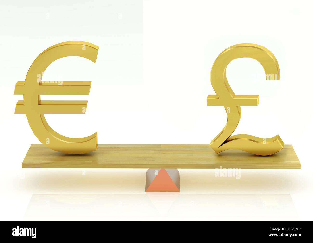 Balancing, euro currency and united kingdom, pound, india, asia Stock ...