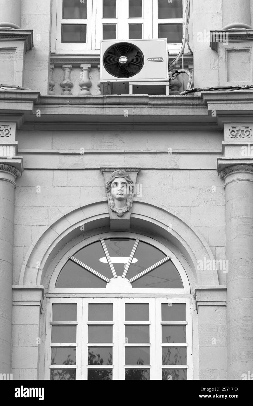 Window with Air conditioner H C Dinshaw Building Mumbai Maharashtra ...