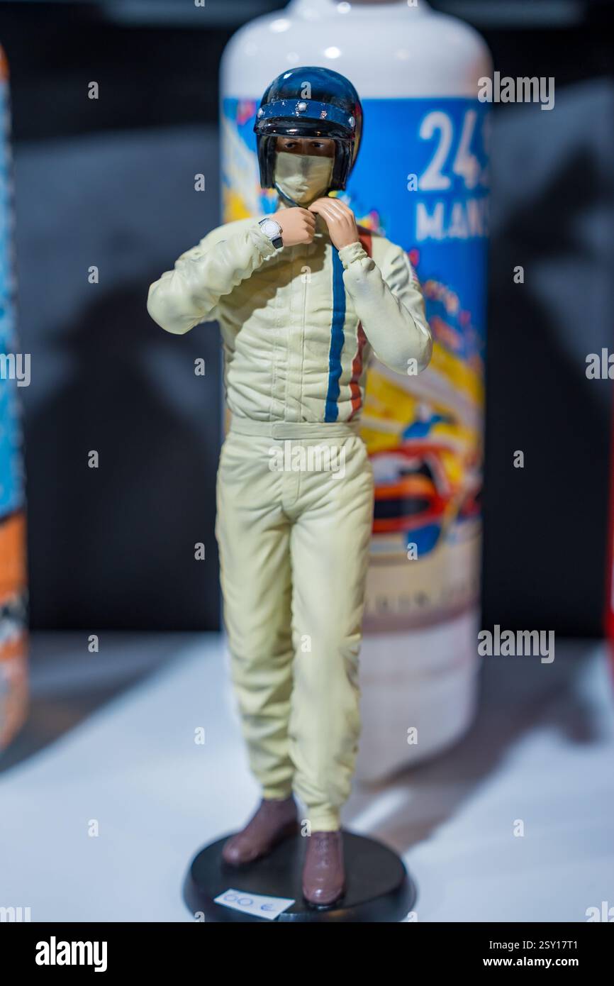 Race car driver figurine ready for an exciting competition Stock Photo ...