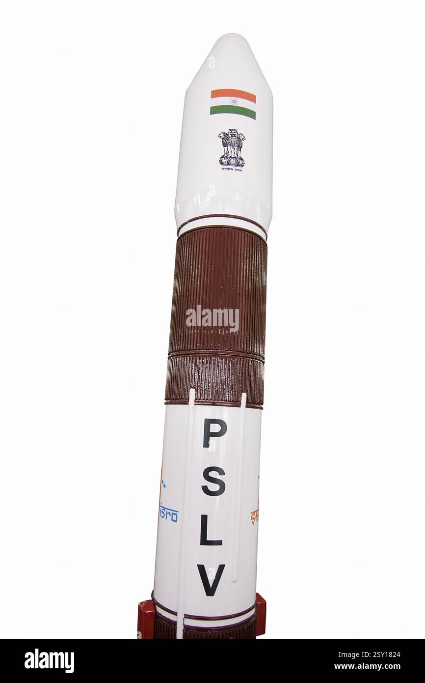 Pslv scale models of rockets, mumbai, maharashtra, india, asia Stock ...
