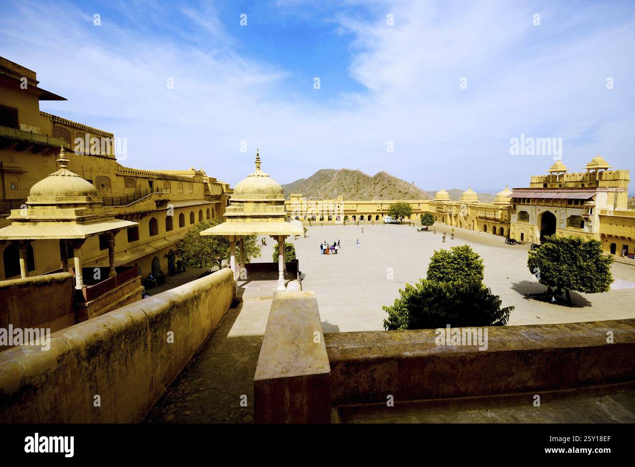 Jaleb chowk courtyard, amber fort, jaipur, rajasthan, india, asia Stock ...